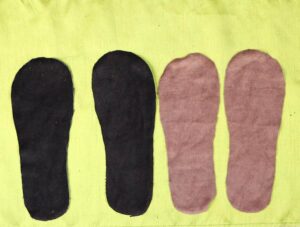 DIY Socks - How To Sew Easy Socks With Free Pattern ⋆ Hello Sewing