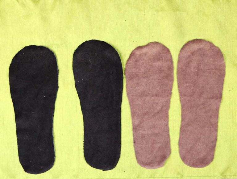 DIY Socks - How To Sew Easy Socks With Free Pattern ⋆ Hello Sewing