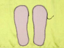 DIY Socks - How To Sew Easy Socks With Free Pattern ⋆ Hello Sewing