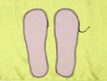 DIY Socks - How To Sew Easy Socks With Free Pattern ⋆ Hello Sewing