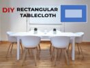 How To Make A Tablecloth To Fit ANY Table Shape Or Size ⋆ Hello Sewing