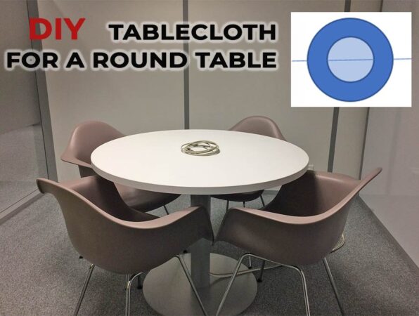 How To Make A Tablecloth To Fit ANY Table Shape Or Size ⋆ Hello Sewing