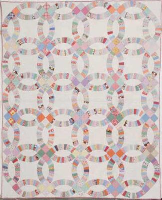 Free Double Wedding Ring Quilt Patterns ⋆ Hello Sewing