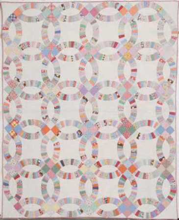 Free Double Wedding Ring Quilt Patterns ⋆ Hello Sewing