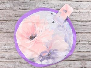 DIY Round Drawstring Makeup Bag (VIDEO) ⋆ Hello Sewing