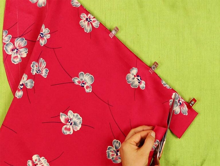 Easy DIY Blouse With Ties For A Glamorous Look ⋆ Hello Sewing