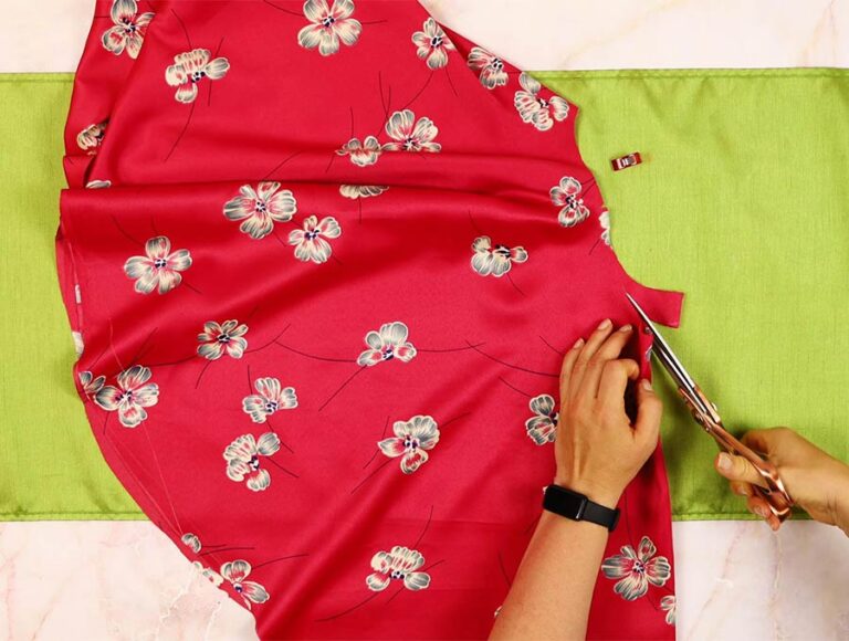 Easy DIY Blouse With Ties For A Glamorous Look ⋆ Hello Sewing