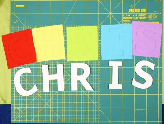 How To Make Fabric Letters With FREE Fabric Alphabet Letters Pattern ⋆ ...