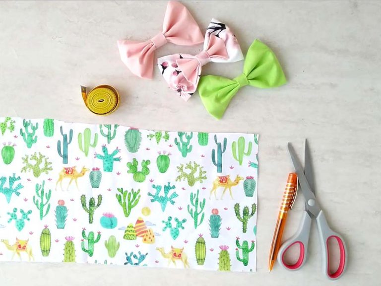 How To Make Fabric Bows | DIY Fabric Bow Tutorial ⋆ Hello Sewing