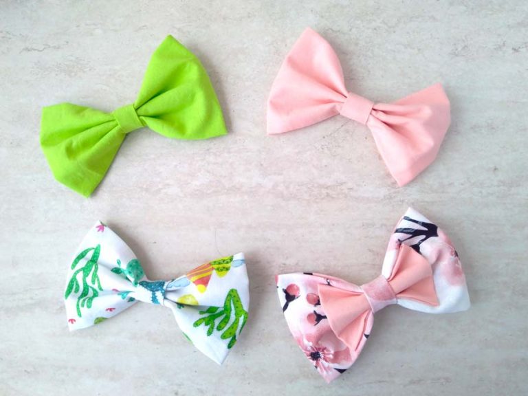 How To Make Fabric Bows | DIY Fabric Bow Tutorial ⋆ Hello Sewing