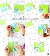 DIY Fabric Coasters With FREE Sewing Pattern And VIDEO ⋆ Hello Sewing