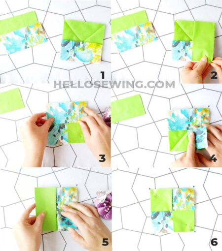 DIY Fabric Coasters With FREE Sewing Pattern And VIDEO ⋆ Hello Sewing
