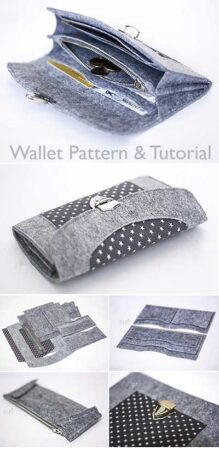 15+ Free Wallet Sewing Patterns To Sew For Men, Women And Kids ⋆ Hello ...