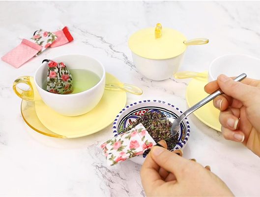 How To Make DIY Reusable Tea Bags (VIDEO) ⋆ Hello Sewing