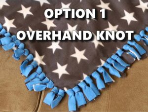 How To Make A No Sew Fleece Tie Blanket - 4 Different Ways To Tie ⋆ ...