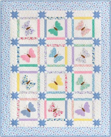 25+ Free Butterfly Quilt Patterns And Butterfly Block Templates ⋆ Hello ...