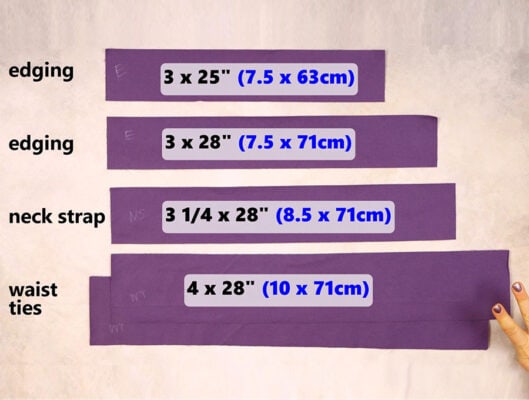 DIY Four Corners Apron With Free Pattern In 9 Sizes! [Kids And Adults ...