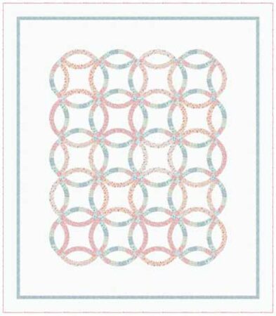 Free Double Wedding Ring Quilt Patterns ⋆ Hello Sewing