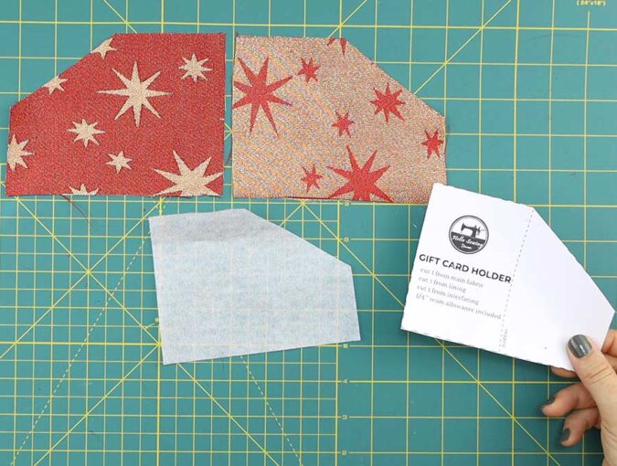Christmas Gift Card Holder - Video And FREE Pattern ⋆ Hello Sewing