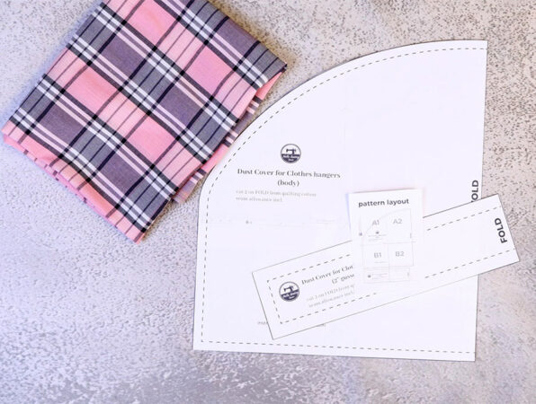 DIY Dust Cover For Clothes Hanger / How To Sew Dust Guards With Gussets ...