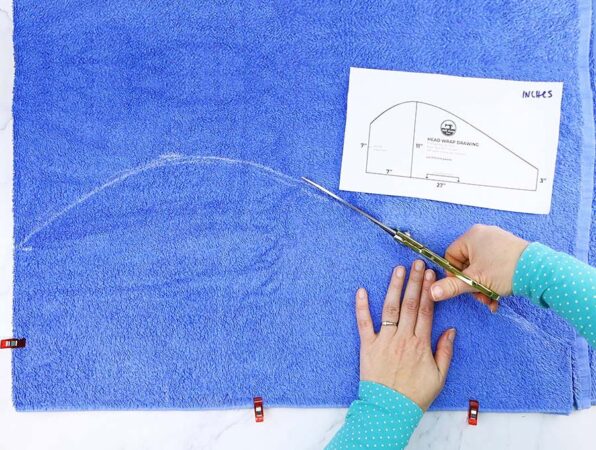 DIY Hair Towel Wrap Pattern And VIDEO Tutorial ⋆ Hello Sewing