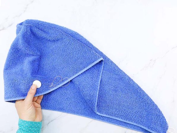 DIY Hair Towel Wrap Pattern And VIDEO Tutorial ⋆ Hello Sewing