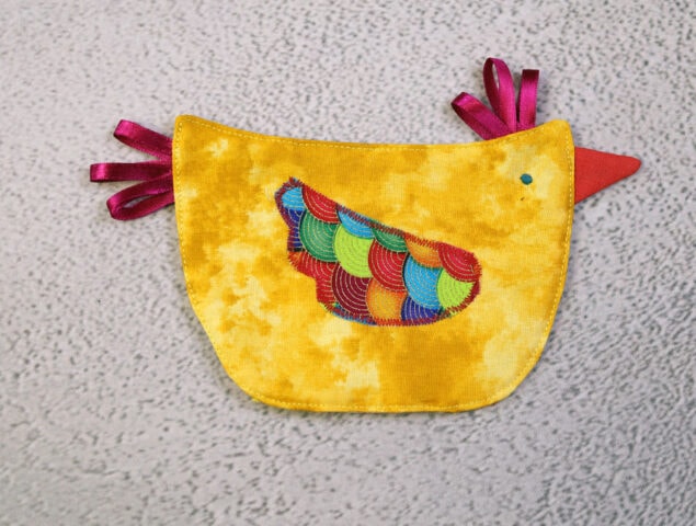 DIY Chicken Coasters With Free Sewing Pattern ⋆ Hello Sewing