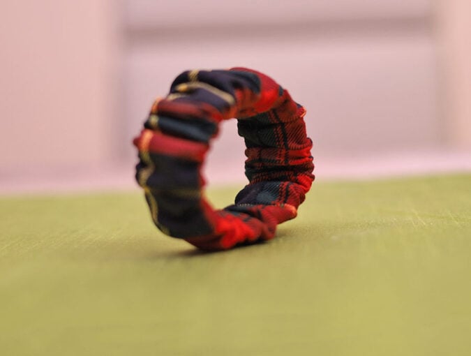 Easy DIY Fabric Bangles | Handmade Fabric Bangle Using A Tiny Piece Of ...