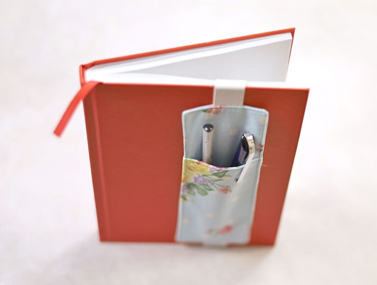 DIY Pen Holder Bookmark For ANY Notebook, Journal, Book Or Binder ⋆ ...