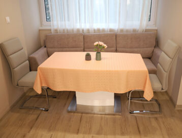 How To Make A Tablecloth To Fit ANY Table Shape Or Size ⋆ Hello Sewing