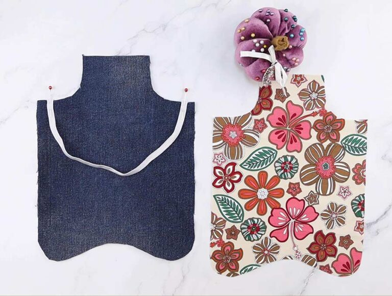 How To Make A Hen Apron | Free Chicken Saddle Pattern ⋆ Hello Sewing