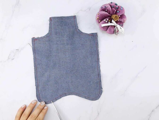 How To Make A Hen Apron | Free Chicken Saddle Pattern ⋆ Hello Sewing