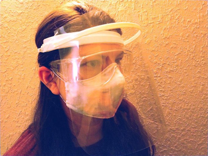 Homemade Face Shield With Household Materials (Step By Step Photo Tutorial)