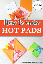 DIY Hot Pad Pattern And Tutorial How To Make It In 5 Min ⋆ Hello Sewing