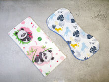 DIY Baby Burp Cloth With Pattern In 2 Shapes - Rectangle Or Contoured ⋆ ...