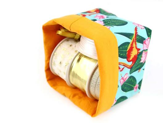 How To Make A Fabric Basket Pattern And Tutorial ⋆ Hello Sewing