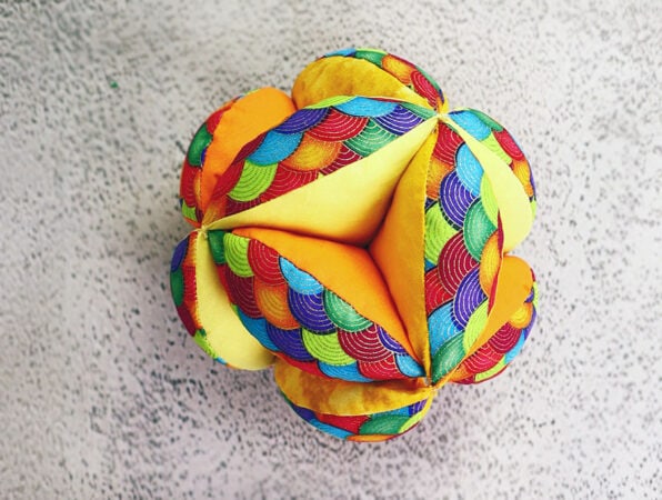 DIY Montessori Puzzle Ball [Pattern + Video] ⋆ Hello Sewing