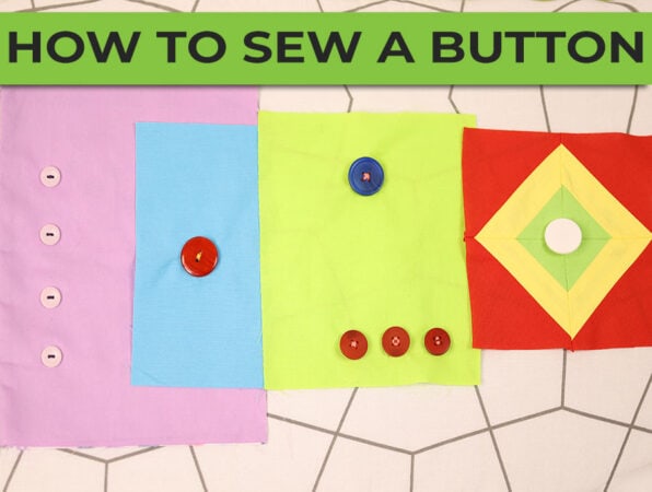 How To Sew A Button - 2 Hole, 4 Hole Or Shank Buttons [by Hand Or With ...