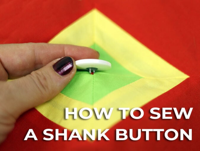 How To Sew A Button - 2 Hole, 4 Hole Or Shank Buttons [by Hand Or With ...