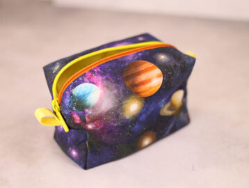 Zippered Box Pouch With NO Raw Edges [FREE Pattern In 3 Sizes] ⋆ Hello ...