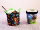 DIY Pint Ice Cream Cozy With Sewing Pattern ⋆ Hello Sewing