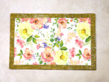 How To Sew Self-binding Placemats [the Easiest Way] ⋆ Hello Sewing