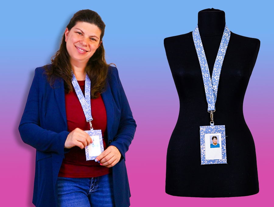 Lanyard Badge ID Holder ⋆ Hello Sewing
