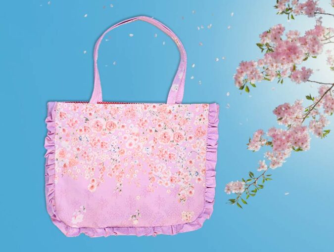 DIY Large Ruffle Bag [Sewing Pattern + VIDEO] ⋆ Hello Sewing