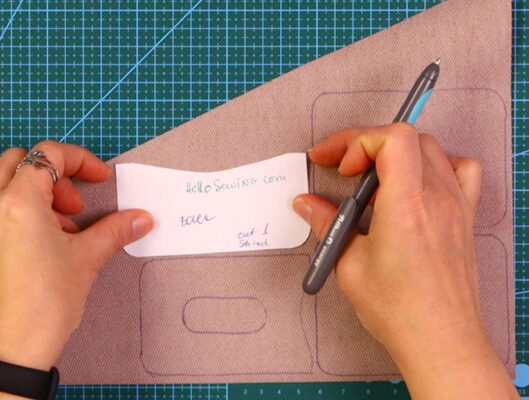 DIY 3-slot Leather Card Holder With Free Pattern ⋆ Hello Sewing