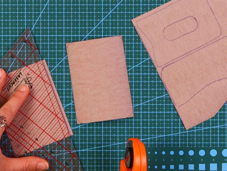 DIY 3-slot Leather Card Holder With Free Pattern ⋆ Hello Sewing