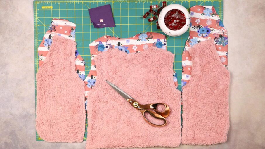 How To Sew A Lined Vest (Fur Lined Vest Tutorial) ⋆ Hello Sewing