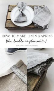 Linen Sewing Project Ideas – 40+ Free Patterns And Tutorials For Breezy ...