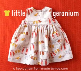 15+ Free Baby Dress Patterns Anyone Can Make ⋆ Hello Sewing