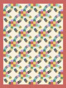 Free Double Wedding Ring Quilt Patterns ⋆ Hello Sewing